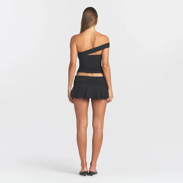 SKIMS Cotton Jersey Asymmetrical Top