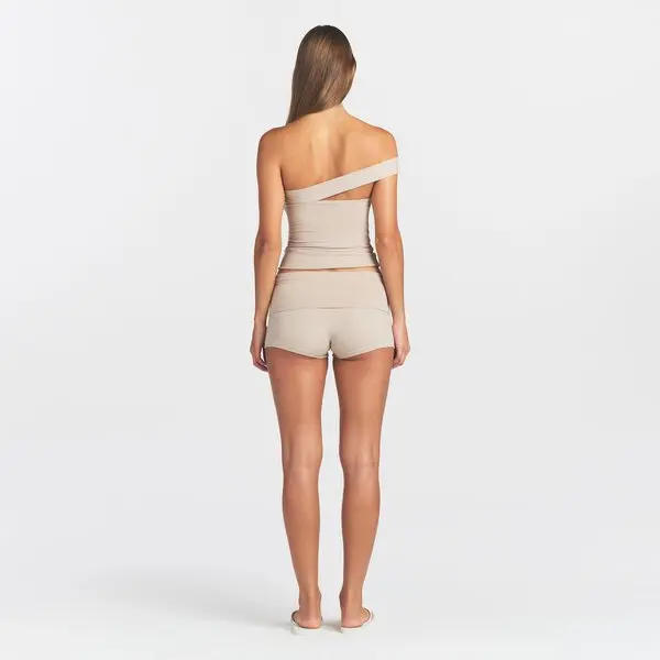 SKIMS Cotton Jersey Foldover Short