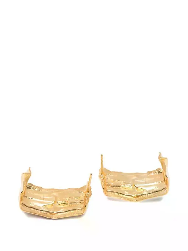 Completedworks Textured Hoop Earrings