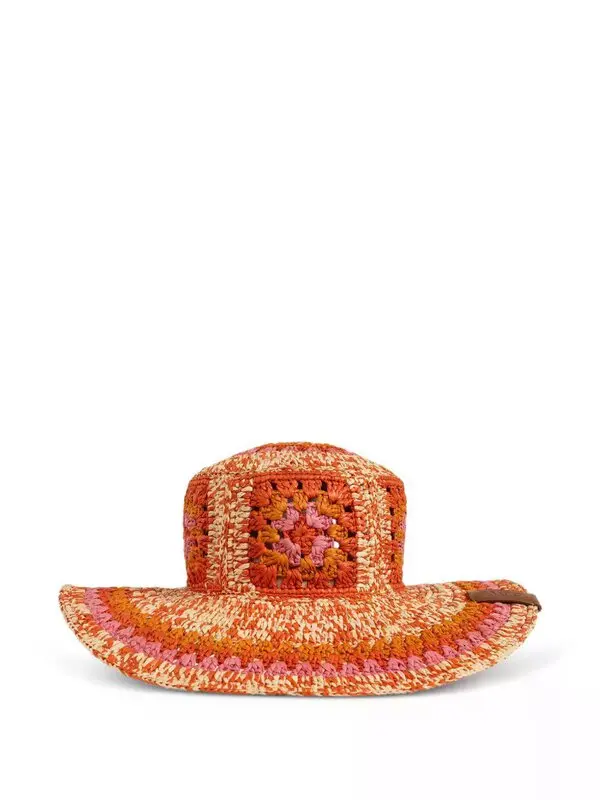 Loewe Raffia Hat - Orange