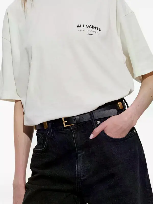 ALLSAINTS Stud-embellished Leather Belt