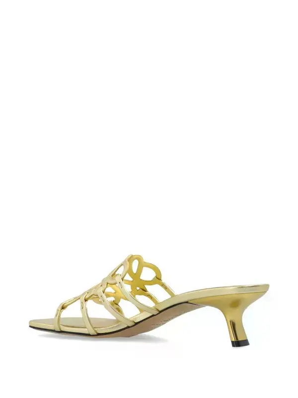 Loewe Anagram Leather Sandals