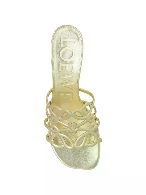 Loewe Anagram Leather Sandals