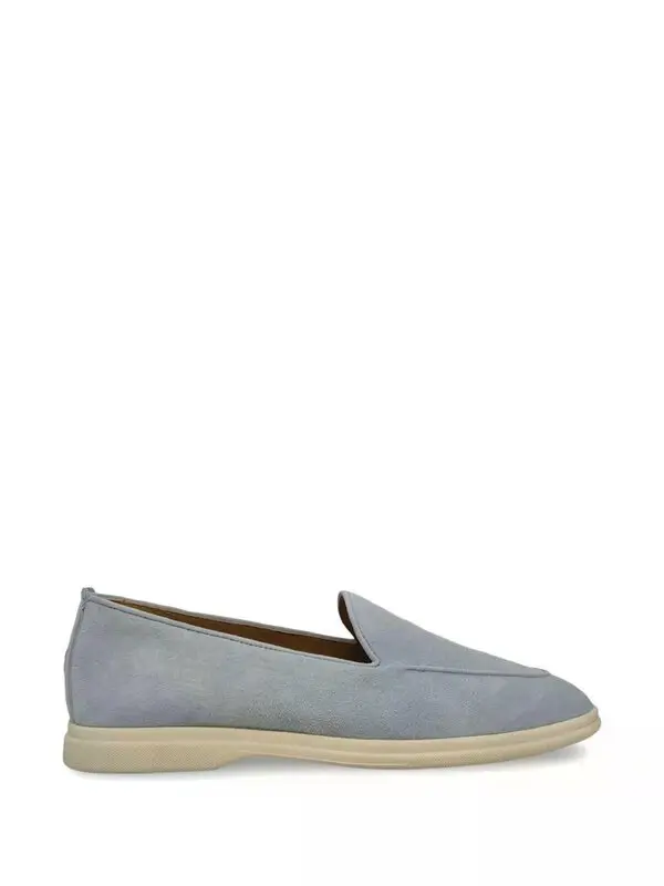 HENDERSON BARACCO Eva Suede Slip-on Loafers - Blue