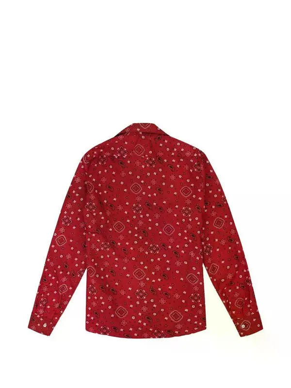 Rhude Bandana-print Long-sleeve Shirt