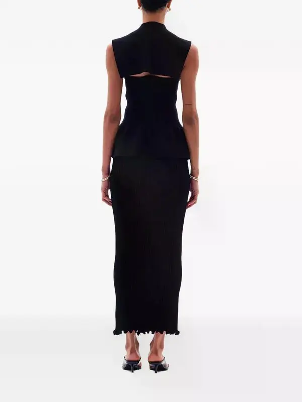 Yuzefi Ribbed Maxi Skirt