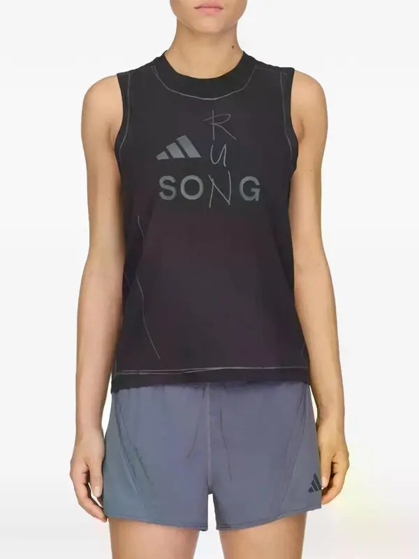 Adidas Sftm Adi365 Logo-print Tank Top