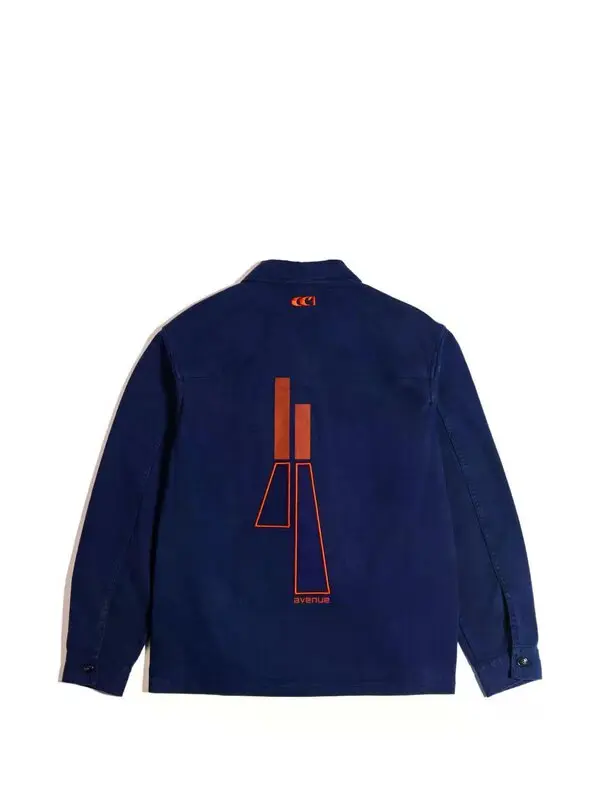 CIARAN X Parallelle Logo Embroidered Cotton-twill Overshirt