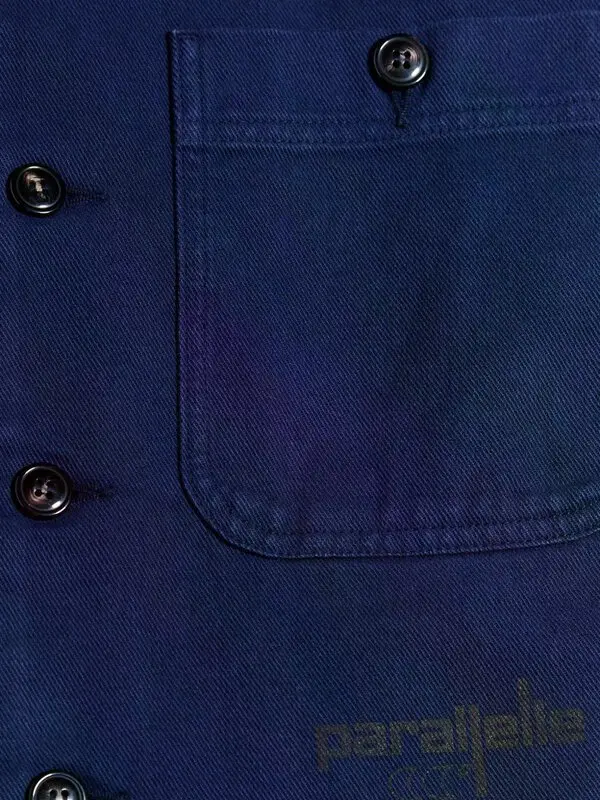 CIARAN X Parallelle Logo Embroidered Cotton-twill Overshirt