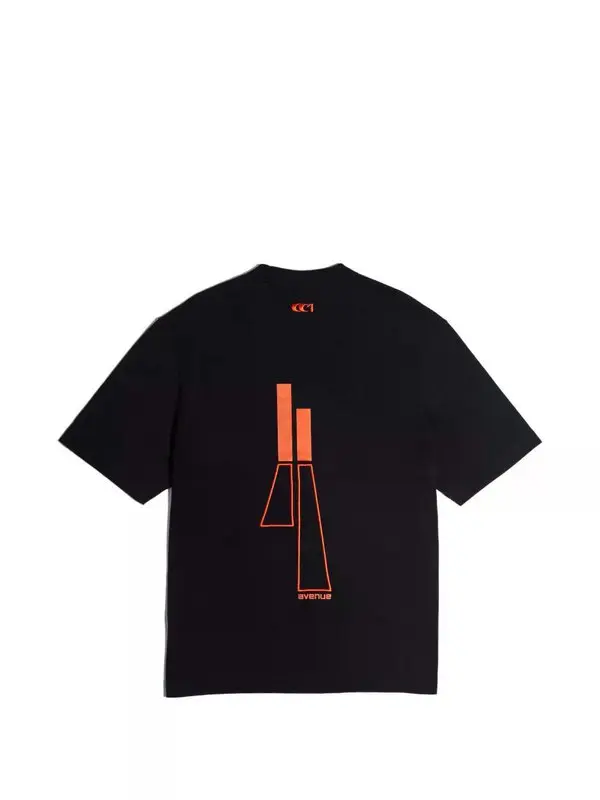 CIARAN X Parallelle Logo Print T-shirt - Black