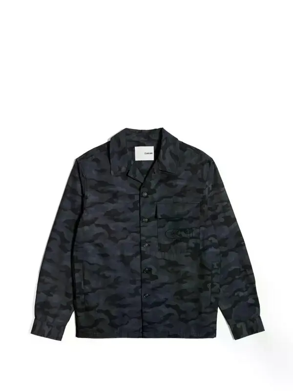 CIARAN Cc1 Street Camo Overshirt - Black