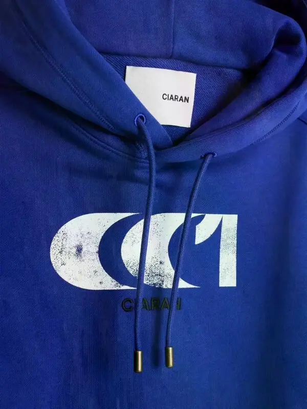 CIARAN Cc1 Logo-print Hoodie