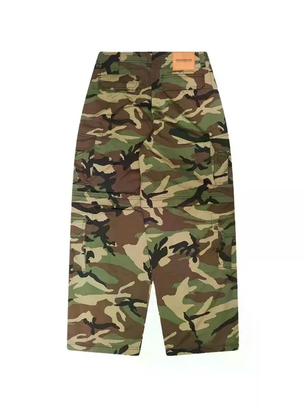 Vetements Camouflage Print Cargo Pants