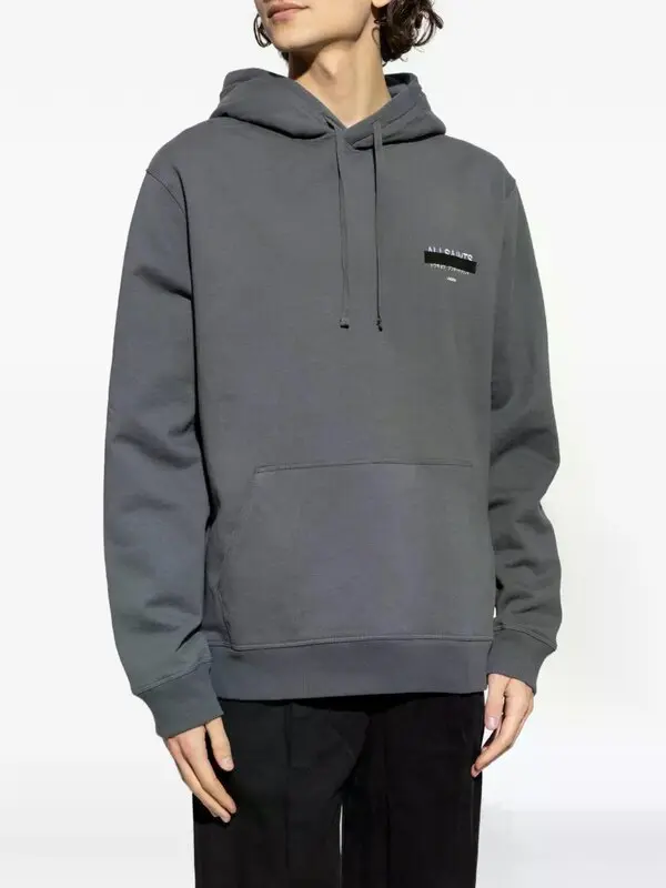 ALLSAINTS Logo Print Drawstring Hoodie