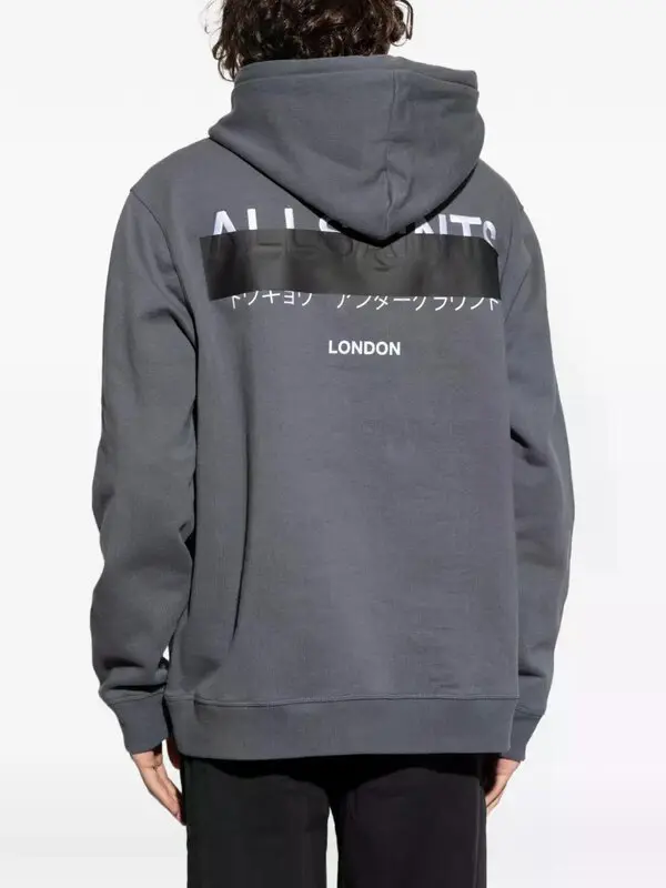 ALLSAINTS Logo Print Drawstring Hoodie
