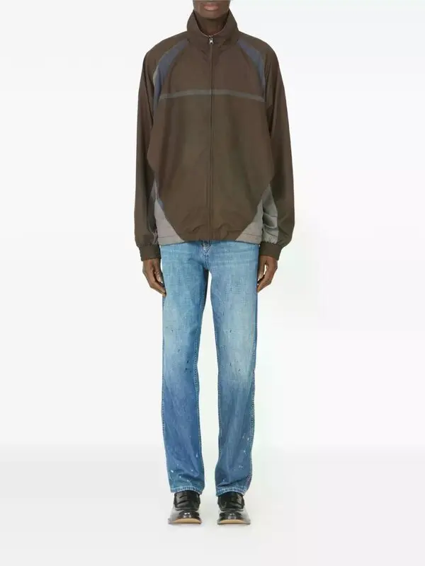 MAISON MARGIELA Zip-up Lightweight Jacket - Brown