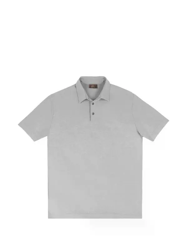 SLOWEAR Short-sleeve Polo Shirt - Grey