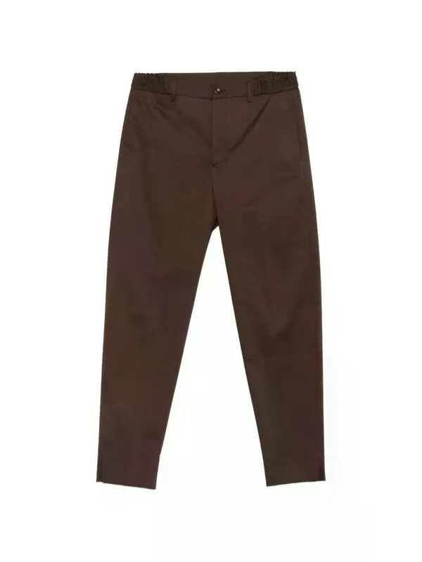 Tagliatore Belt Loops Trousers - Brown