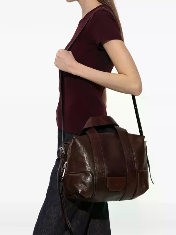 ALLSAINTS Ares Tote Bag - Red
