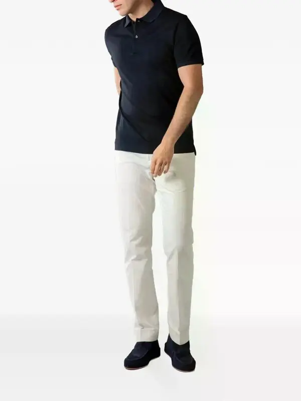 AURELIEN Pique-knit Short-sleeve Polo Shirt