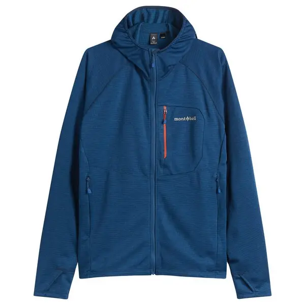 MONTBELL Climagrid Hooded Jacket - Blue Green