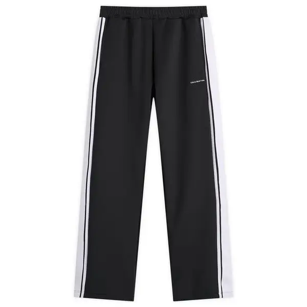 COLE BUXTON Wide Stripe Sweatpants - Black