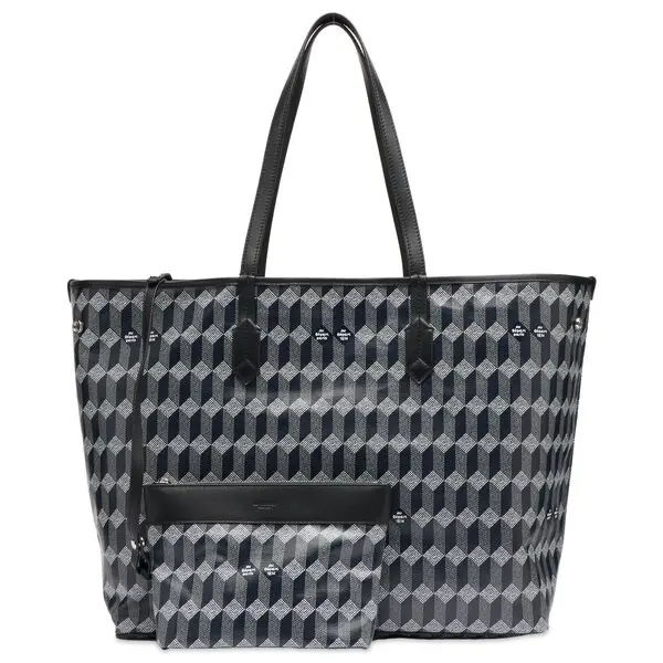 AU DEPART Tote No.55 Reversible Tote Bag With Monogram And Detachable Pouch