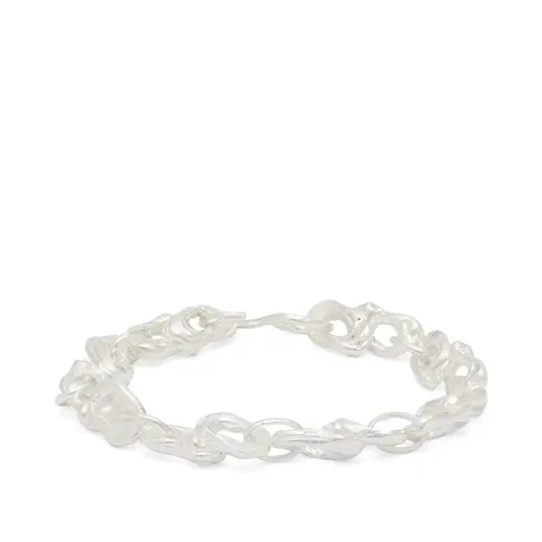 SIMUERO Eslabon Bracelet In Recycled Sterling - Silver