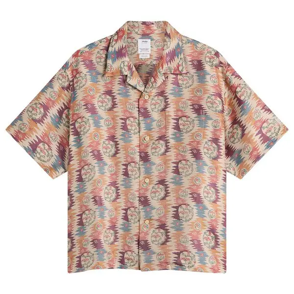 Visvim Crosby Jacquard Silk Short Sleeve Shirt