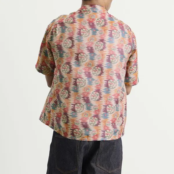 Visvim Crosby Jacquard Silk Short Sleeve Shirt