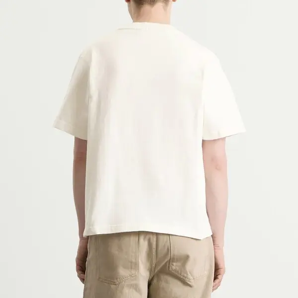 BRAM'S FRUIT Lemon Outline T-shirt - White