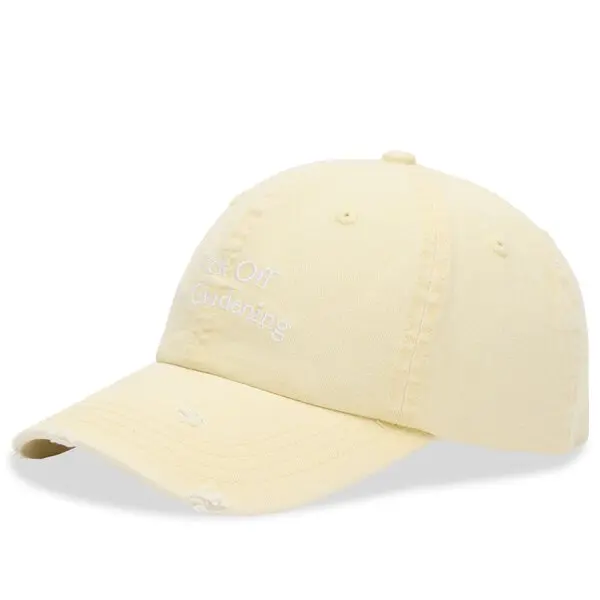 BRAM'S FRUIT Distressed Baseball Cap - Banana Yellow