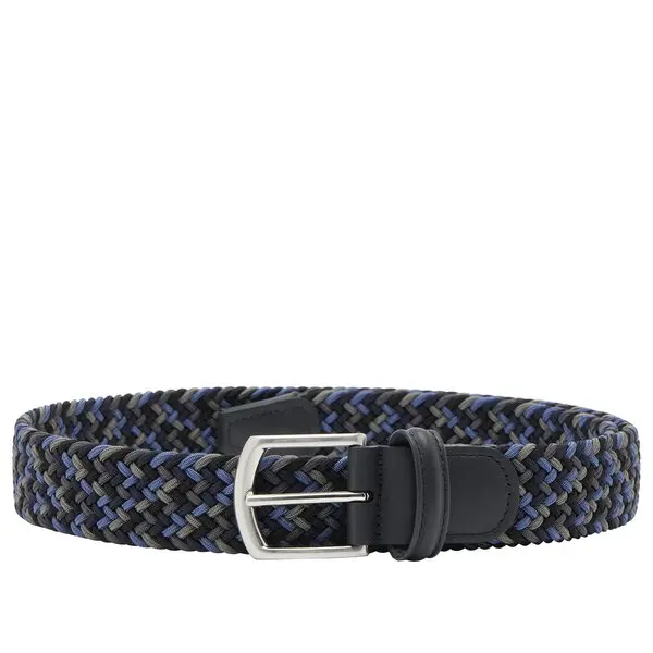 Anderson's Elastic Woven Belt - Navy