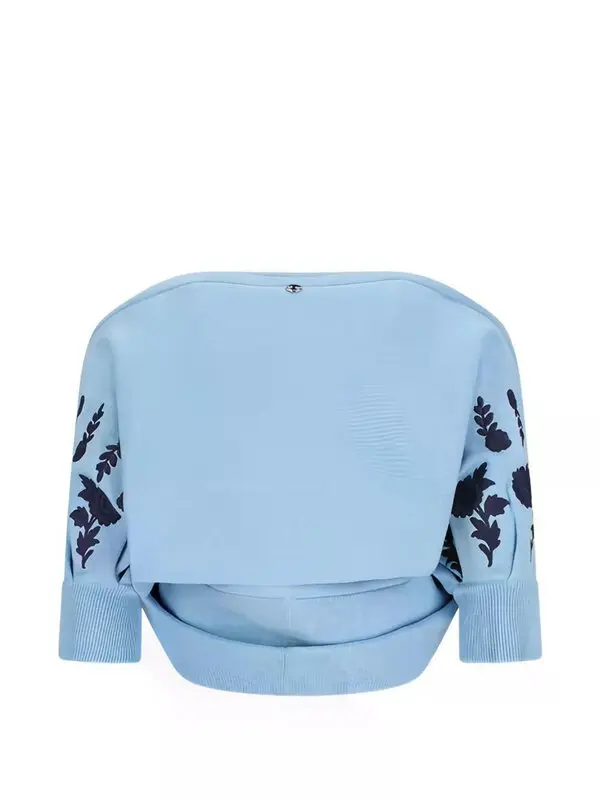 Rabanne Cropped Embroidered Sweater