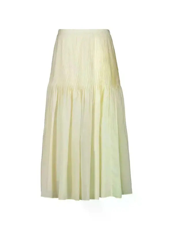 Auralee Cotton Maxi Skirt