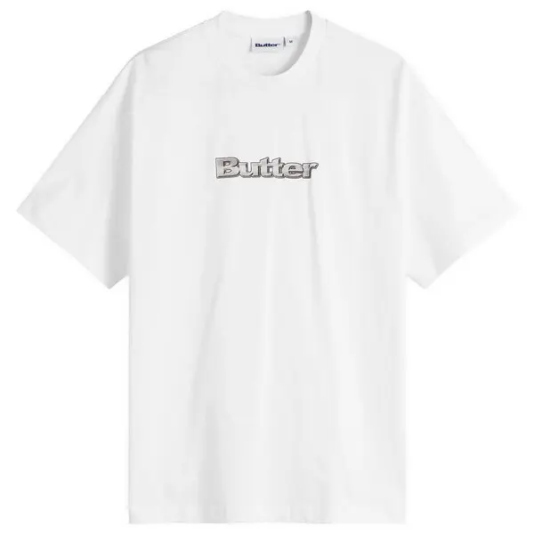 BUTTER GOODS Alloy Logo T-shirt - White