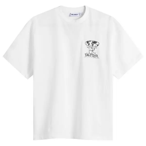 BUTTER GOODS Terrain T-shirt - White