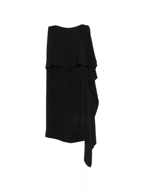 Carven Strapless Asymmetric Midi Dress