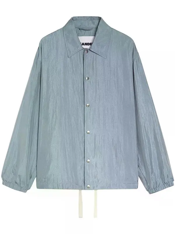 JIL SANDER Press-stud Fastening Jacket - Grey
