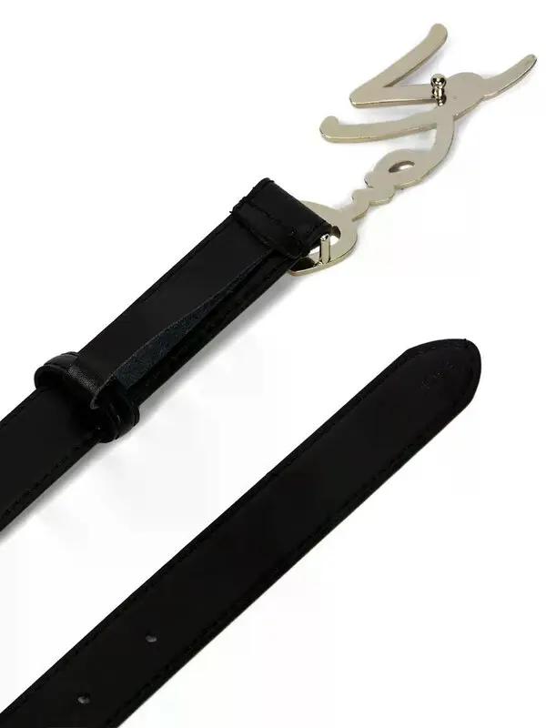 Karl Lagerfeld K/signature Leather Belt
