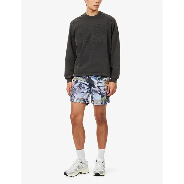 PELLADOR Graphic Print Swim Shorts