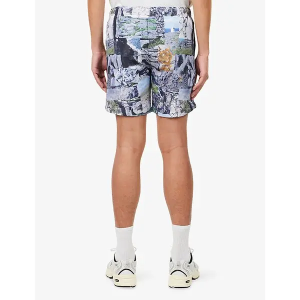PELLADOR Graphic Print Swim Shorts
