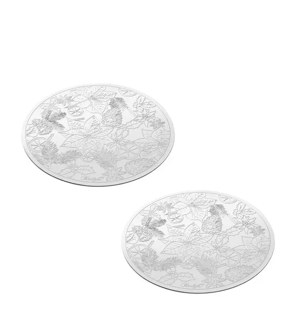 Christofle Bouquet Givré Coasters