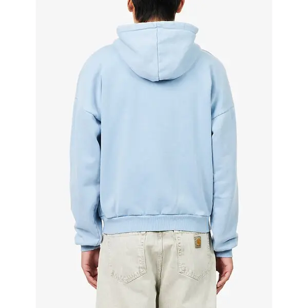 PELLADOR Triskle Embroidered Cotton Hoodie