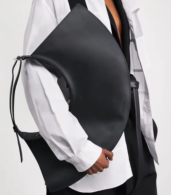 Issey Miyake Medium Leather Fin Bag