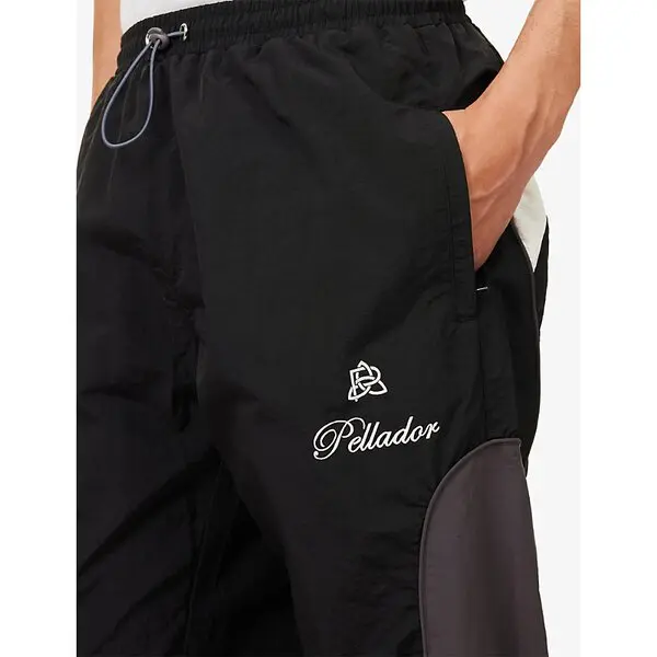 PELLADOR Embroidered-logo Panelled Shell Jogging Bottoms