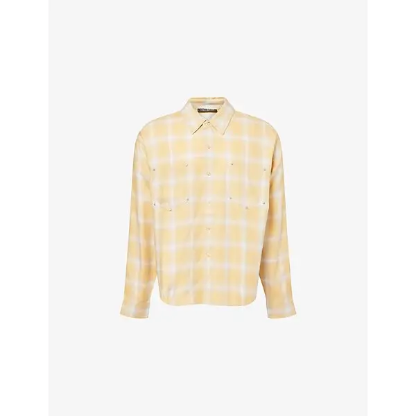 COLE BUXTON Western Check Woven Shirt