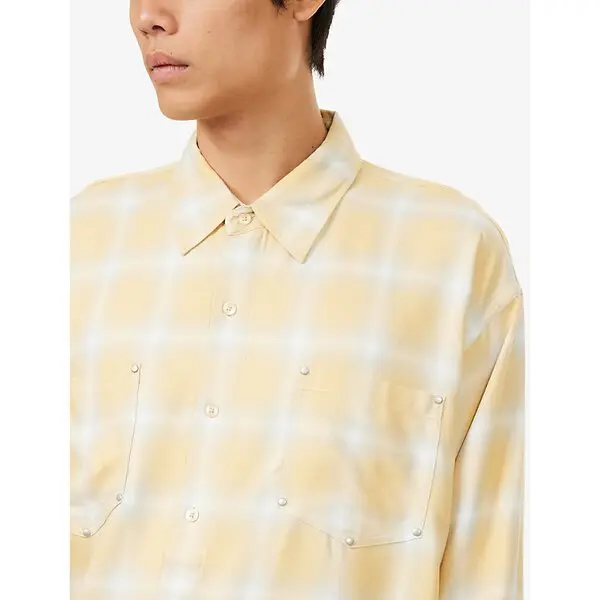 COLE BUXTON Western Check Woven Shirt