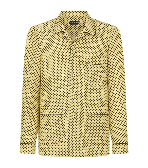 TOM FORD Silk Polka-dot Shirt