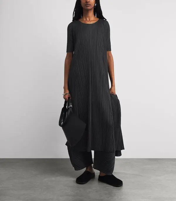 Issey Miyake Mellow Pleats Midi Dress